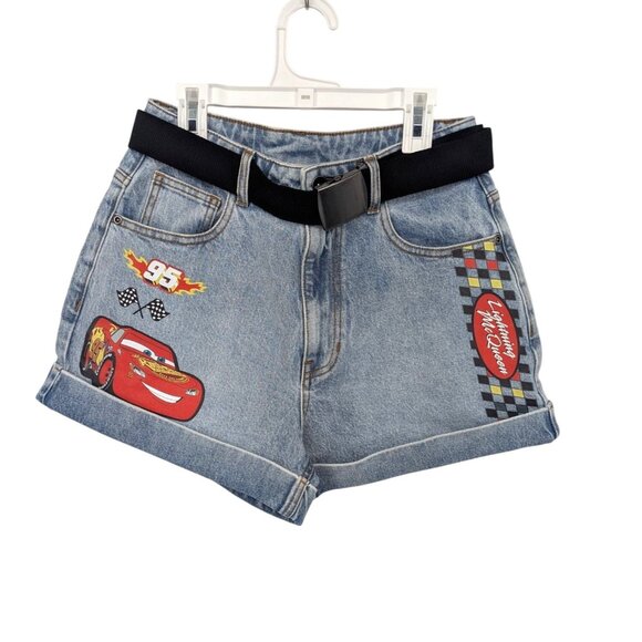 Hot Topic | Shorts | Disney Pixar Denim Shorts Women Size 5 Cars ...